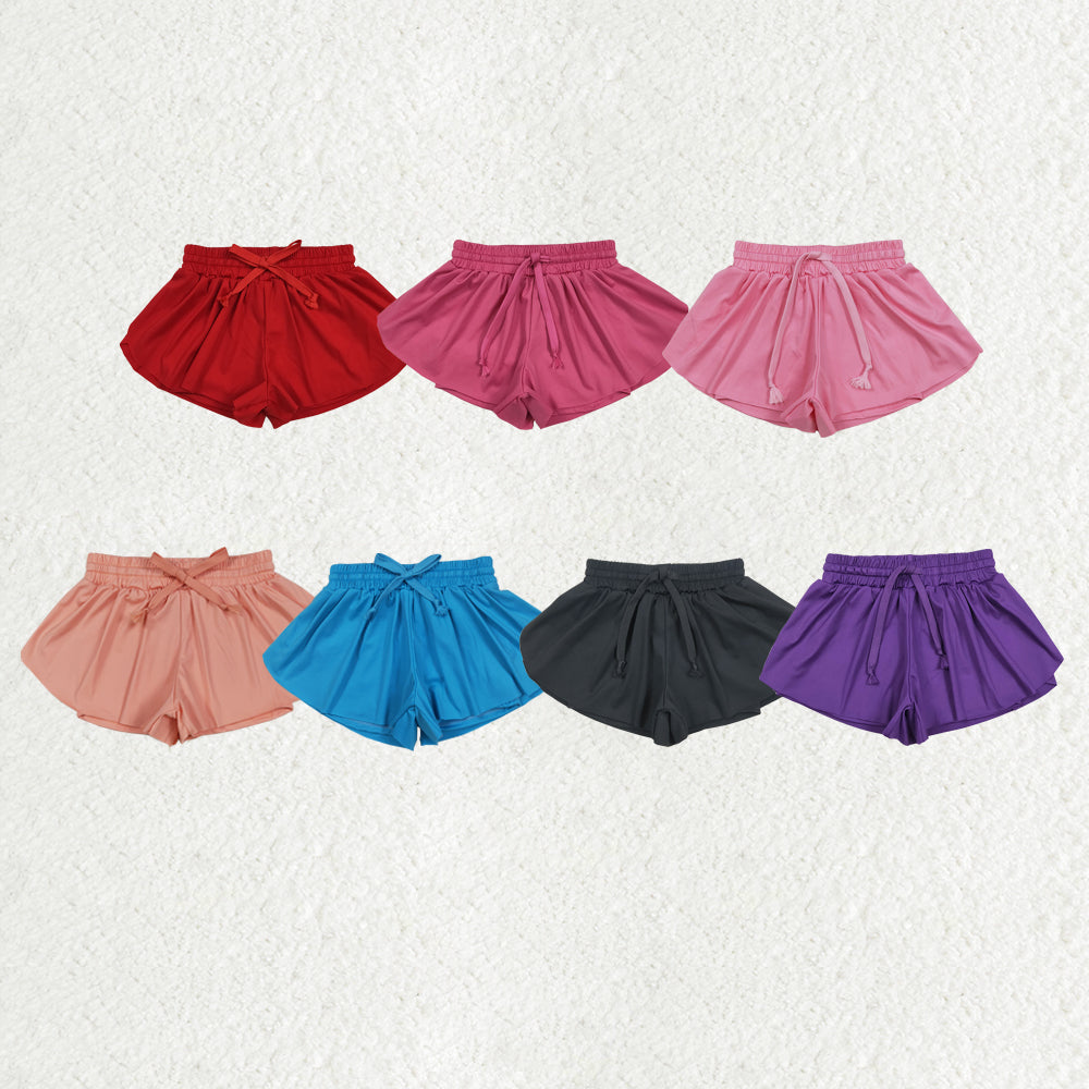 Sibling Baby Girls Colorful Skort Yoga Shorts Bottoms – Aier Wholesale