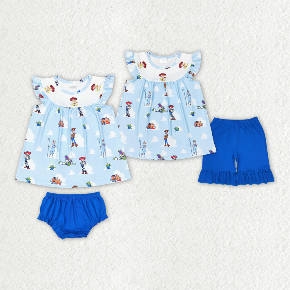 Baby Girls Toys Summer Sibling Sister Clothes Sets – Aier Wholesale