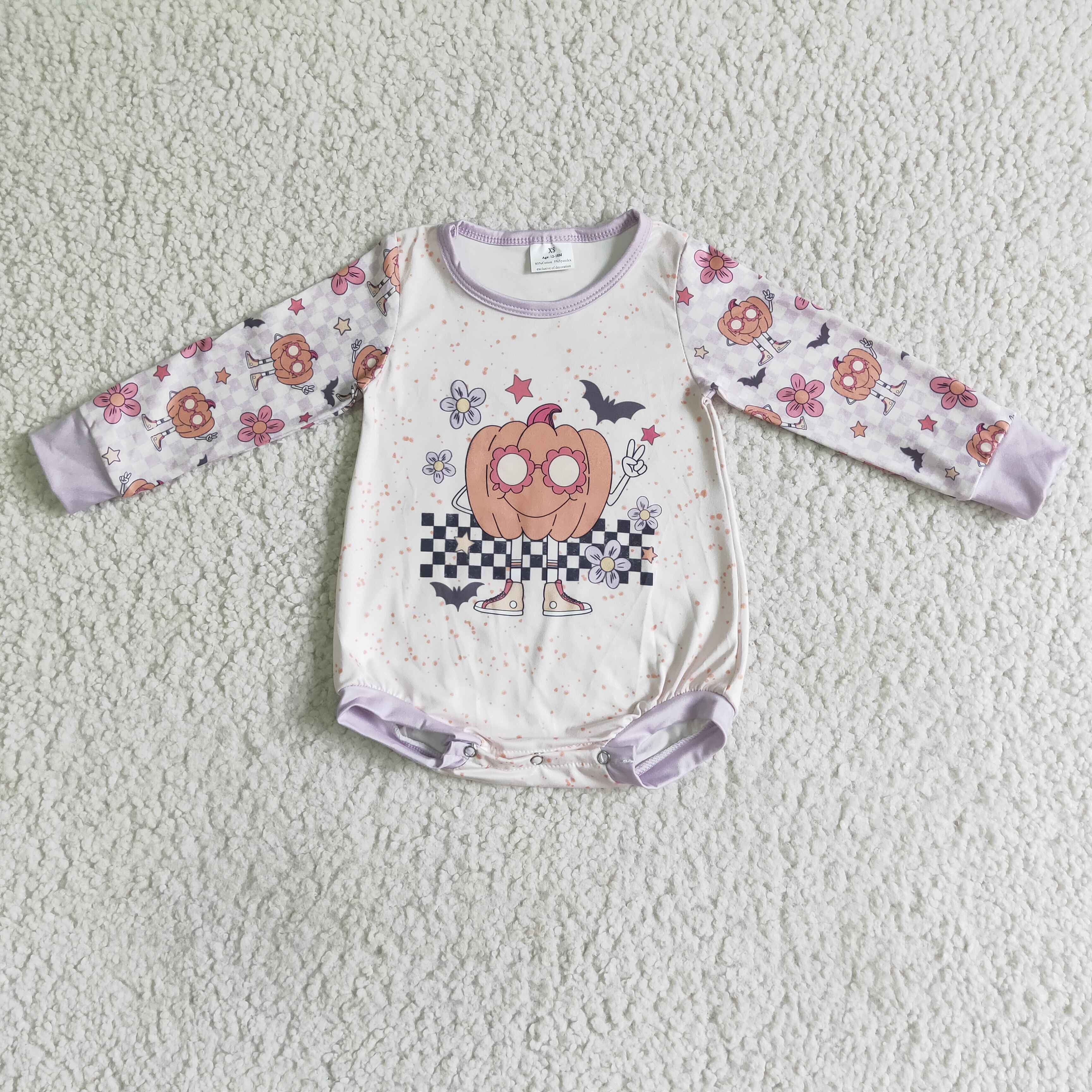 Baby girls Halloween pumpkin cute rompers – Aier Wholesale