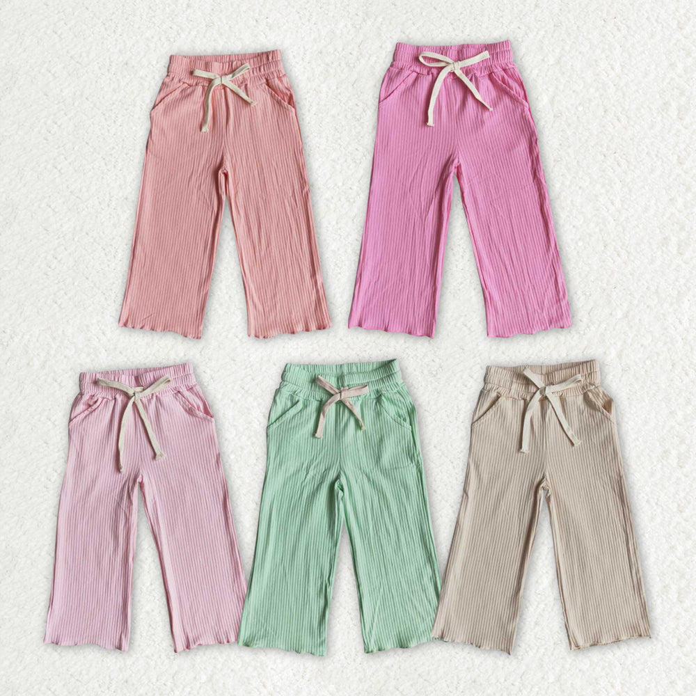 Sibling Cotton Ribbed Baby Girls Flare Pants – Aier Wholesale