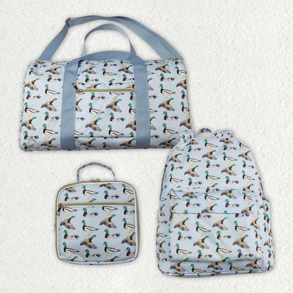 Family Kids Adult Blue Ducks Duffle Gym Bags Backpacks Lunch Box Colle ...