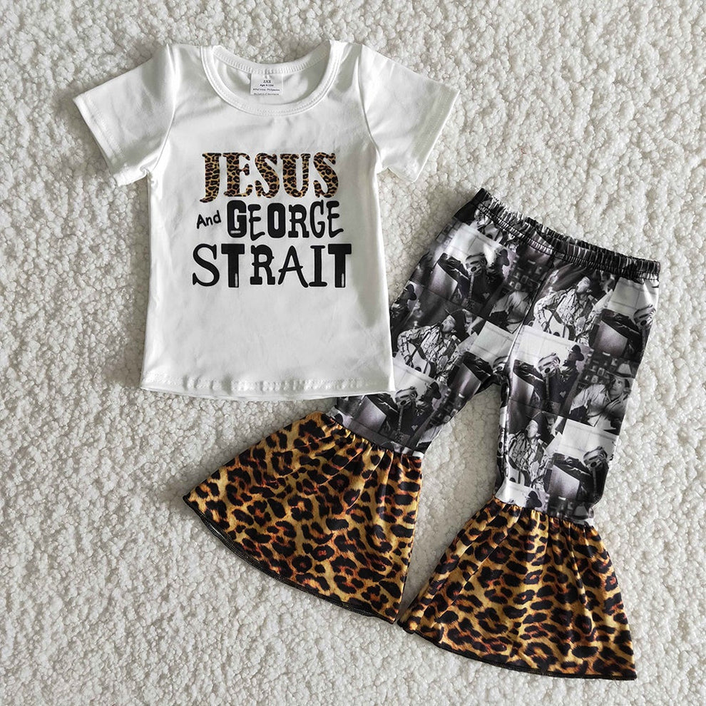 Jesus bell bottom pants set – Aier Wholesale