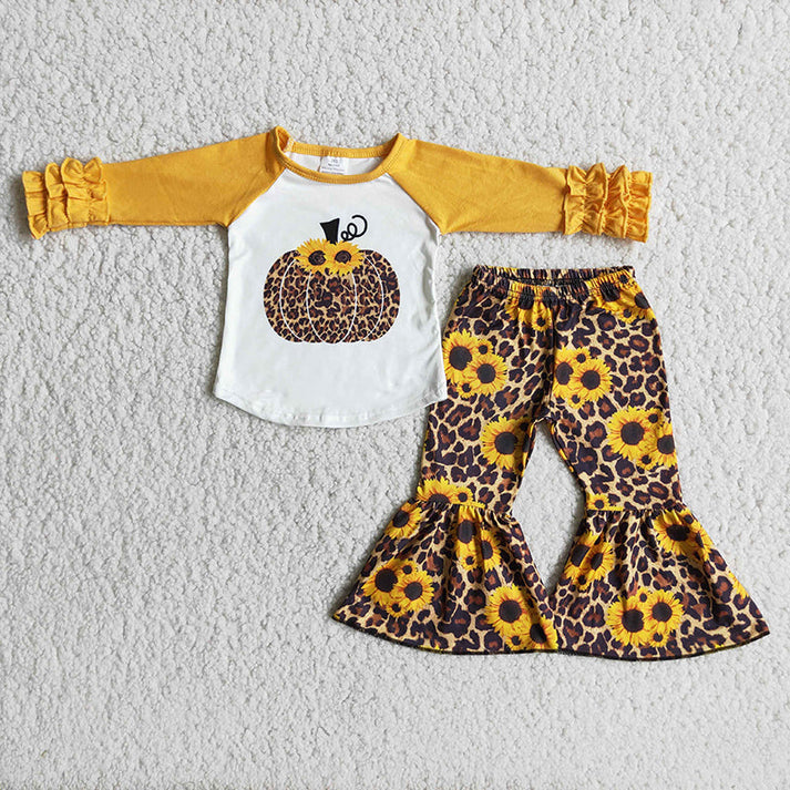 Pumpkin leopard fall set – Aier Wholesale