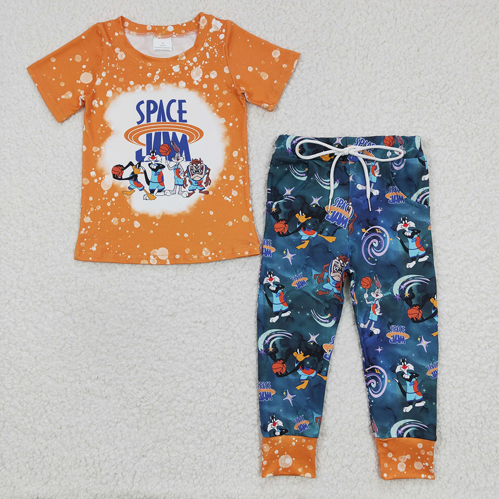 Baby Boys Cartoon Space Pants sets – Aier Wholesale